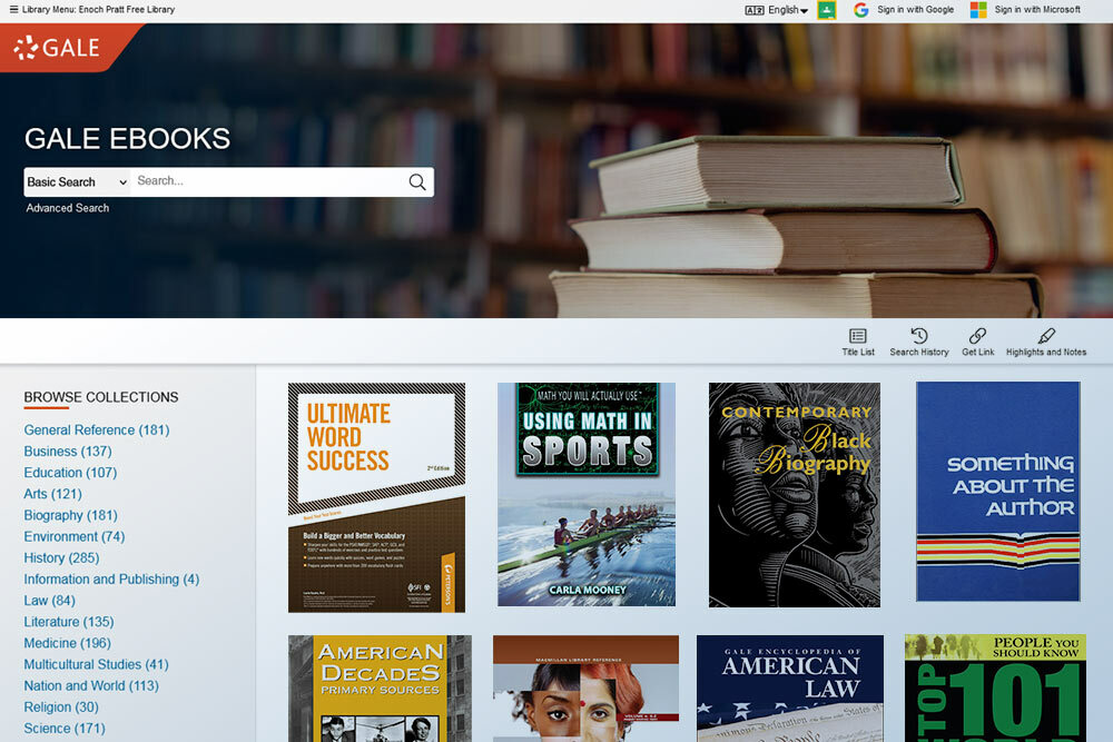 Teens - Enoch Pratt Free Library