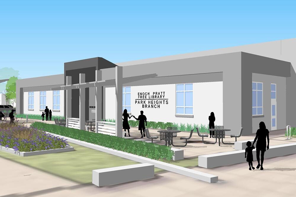 Park Heights Branch Construction - Enoch Pratt Free Library